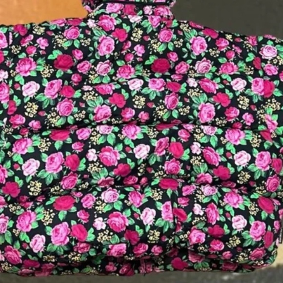 Balenciaga | Jackets & Coats | Balenciaga Flower Puffer Crop Jacket ...